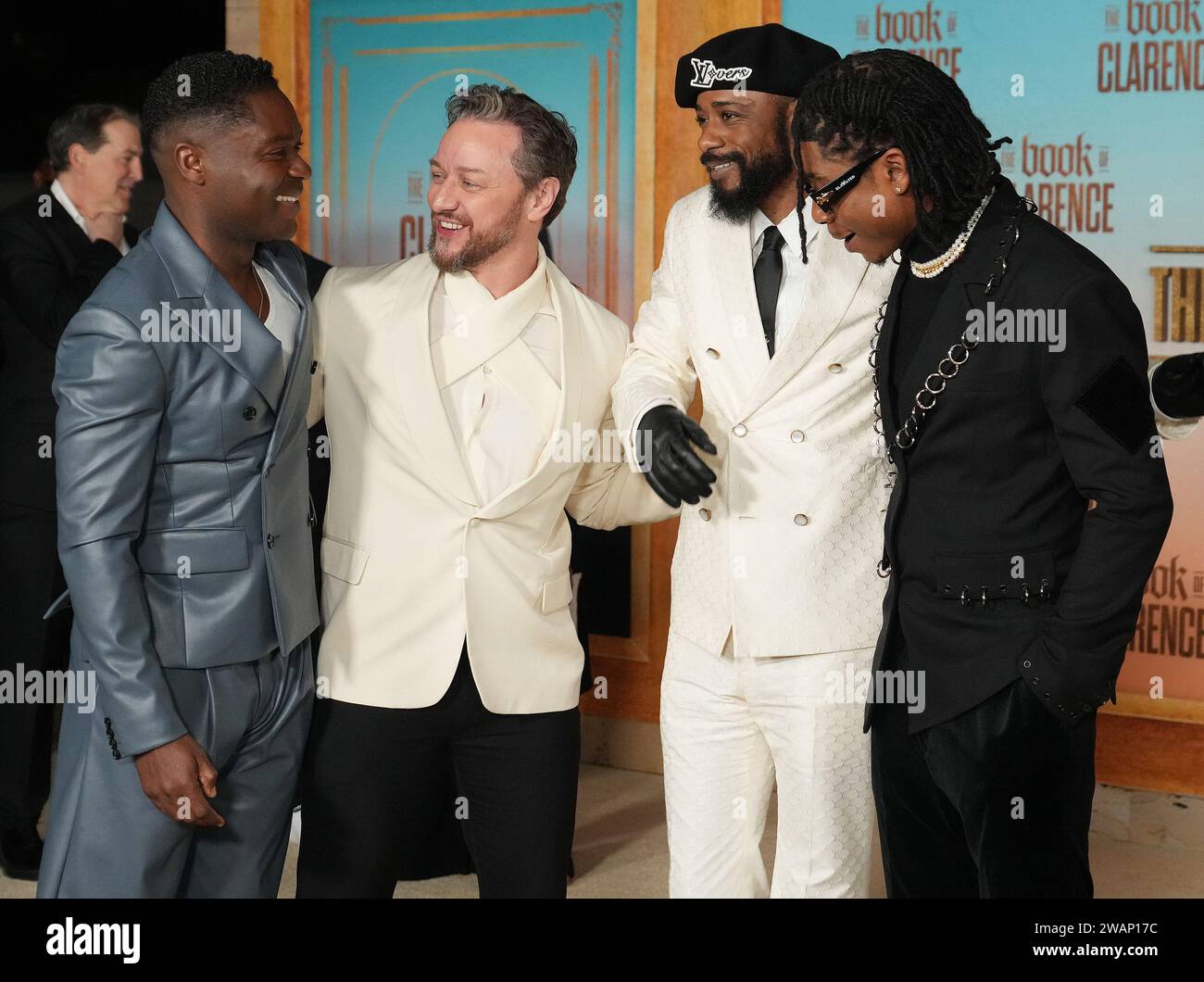 Los Angeles, USA. 09th Nov, 2022. (L-R) David Oyelowo, James McAvoy ...