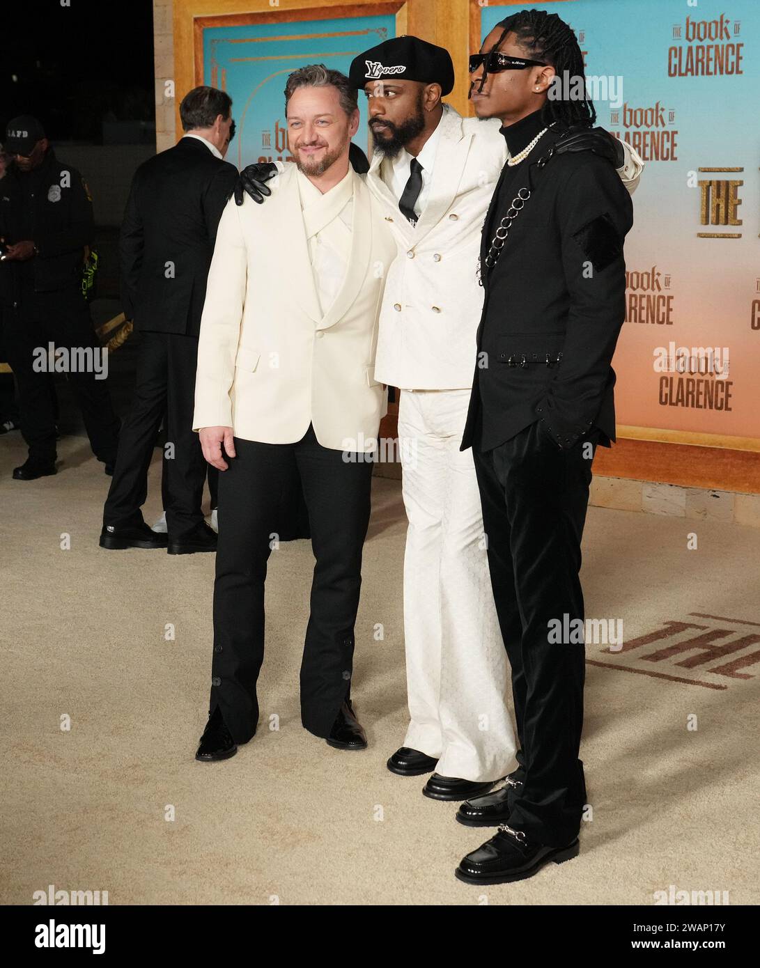 Los Angeles, USA. 09th Nov, 2022. (L-R) James McAvoy, LaKeith Stanfield ...