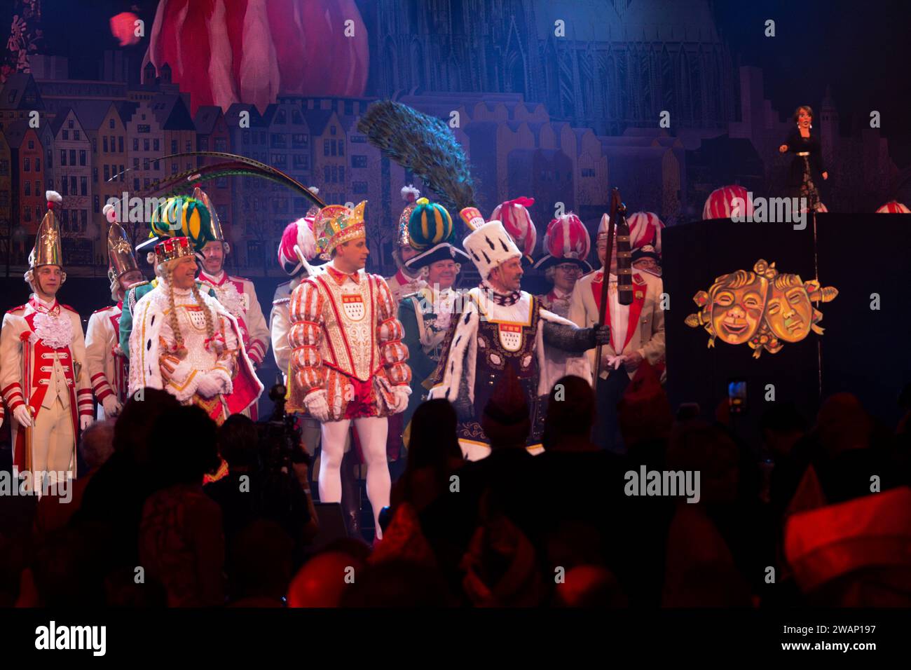 Cologne, Germany. 05th Jan, 2024. Jungfrau Frieda, Bauer Werner, and ...