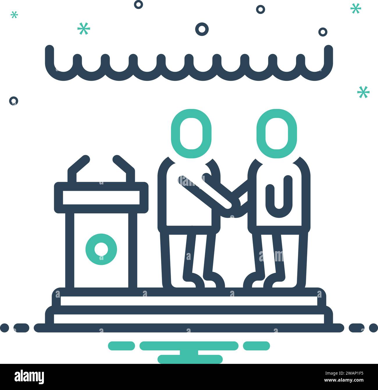 Meetup symbol Stock Vector Images - Alamy