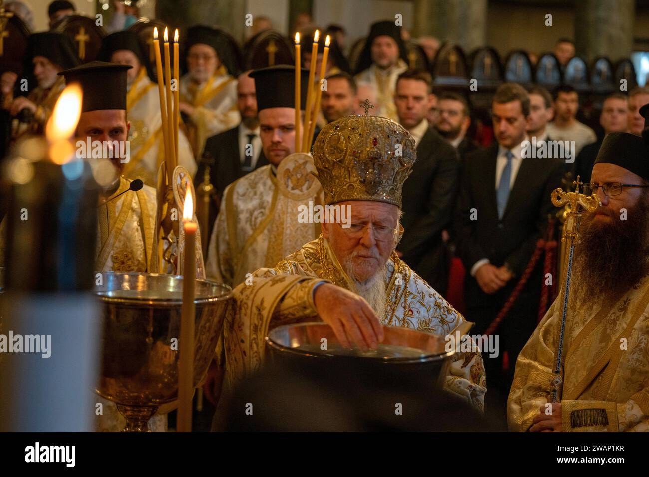 Fatih, Istanbul, Turkey. 6th Jan, 2024. Greek Orthodox Ecumenical ...