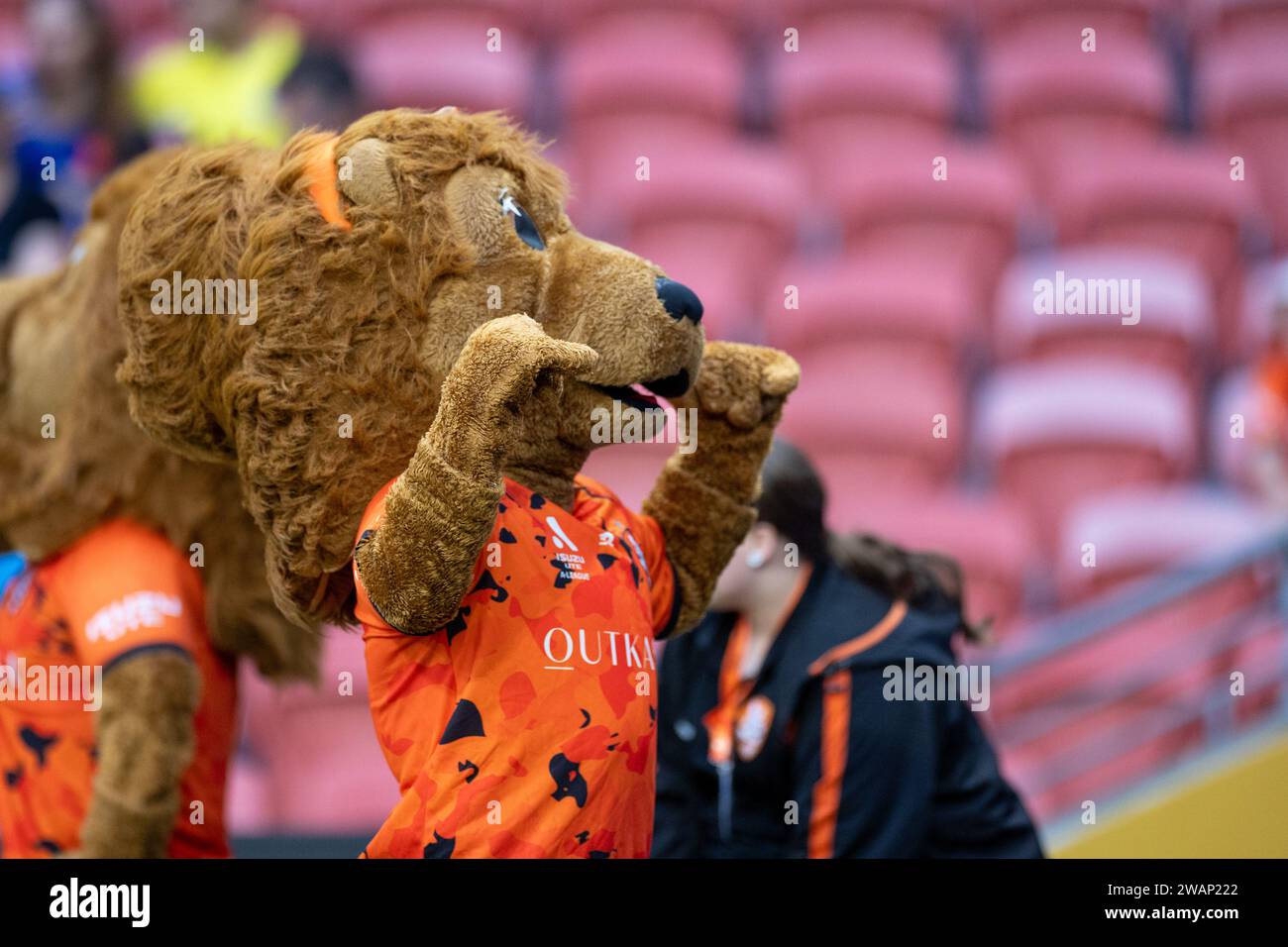 Brisbane roar mascot hi-res stock photography and images - Alamy