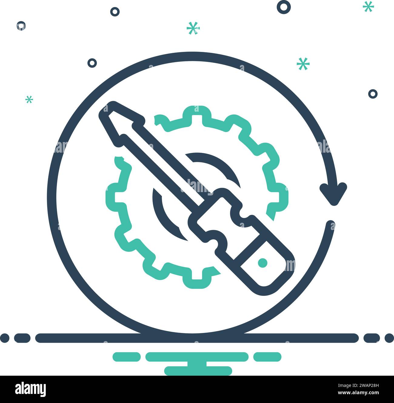 Icon for maintain,clockwise Stock Vector Image & Art - Alamy