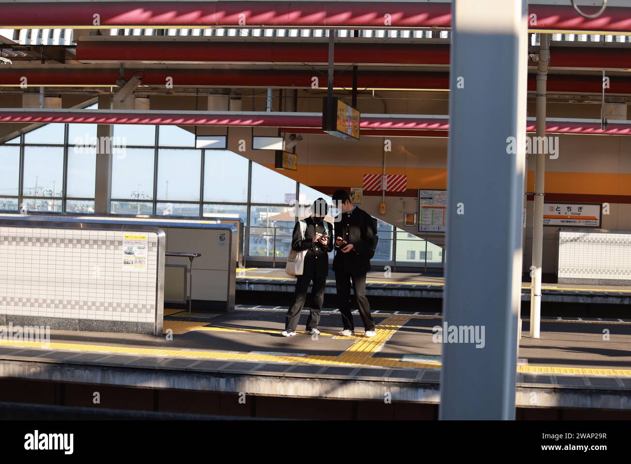 Tochigi, Japan May 5 2023: the exterior of Tochigi station. Tochigi is ...