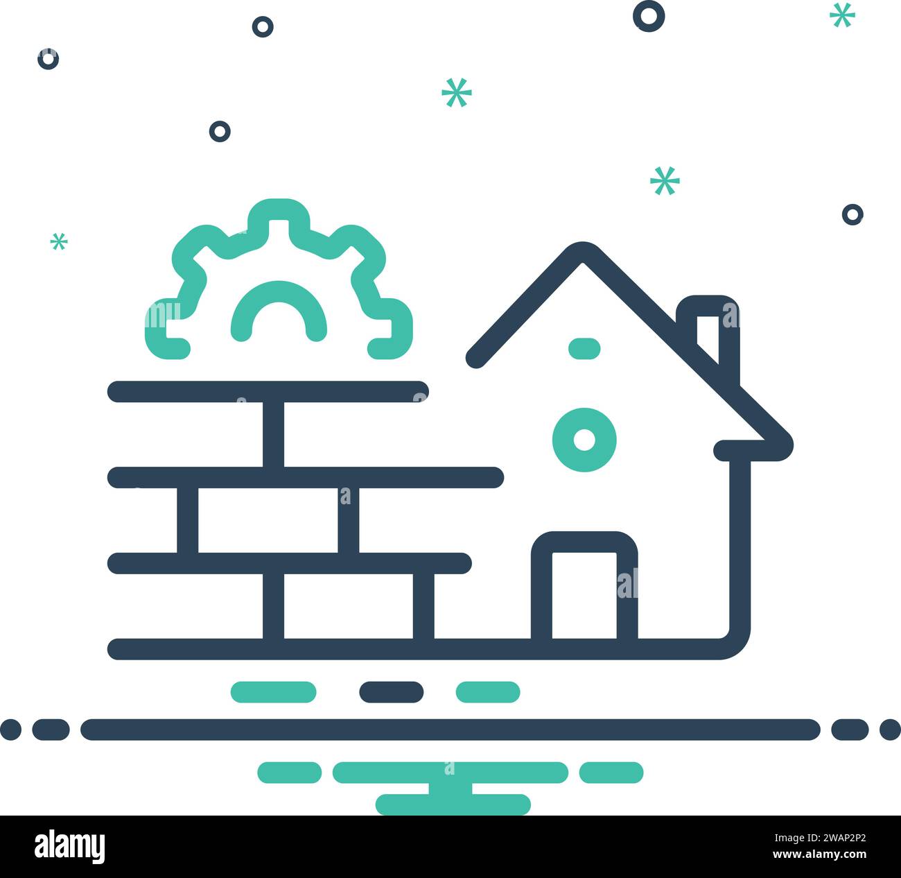 Icon for built,home Stock Vector Image & Art - Alamy