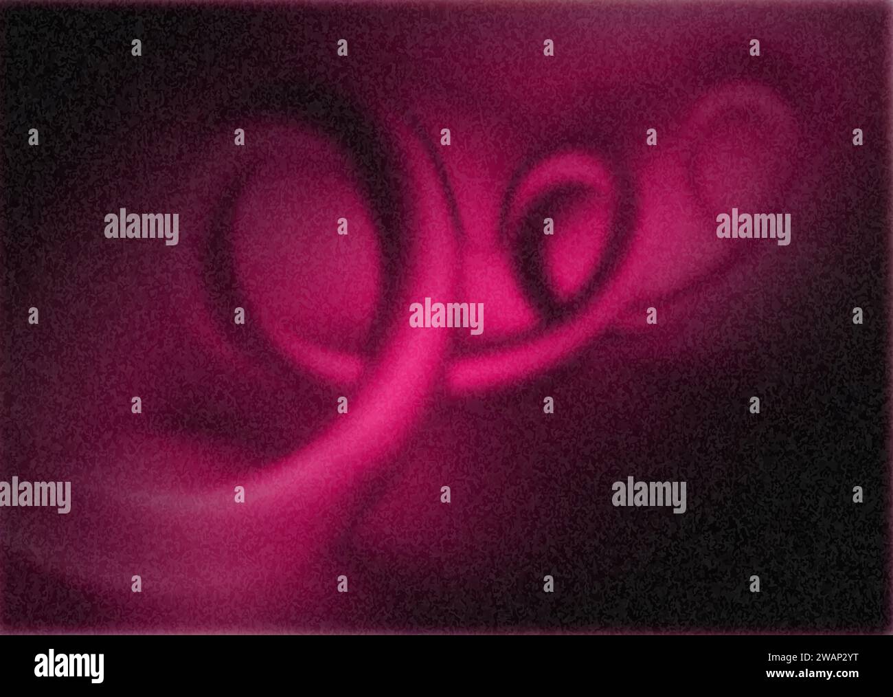 A red spiral on a dark gradient background. A red, sinuous glow. Noisy ...
