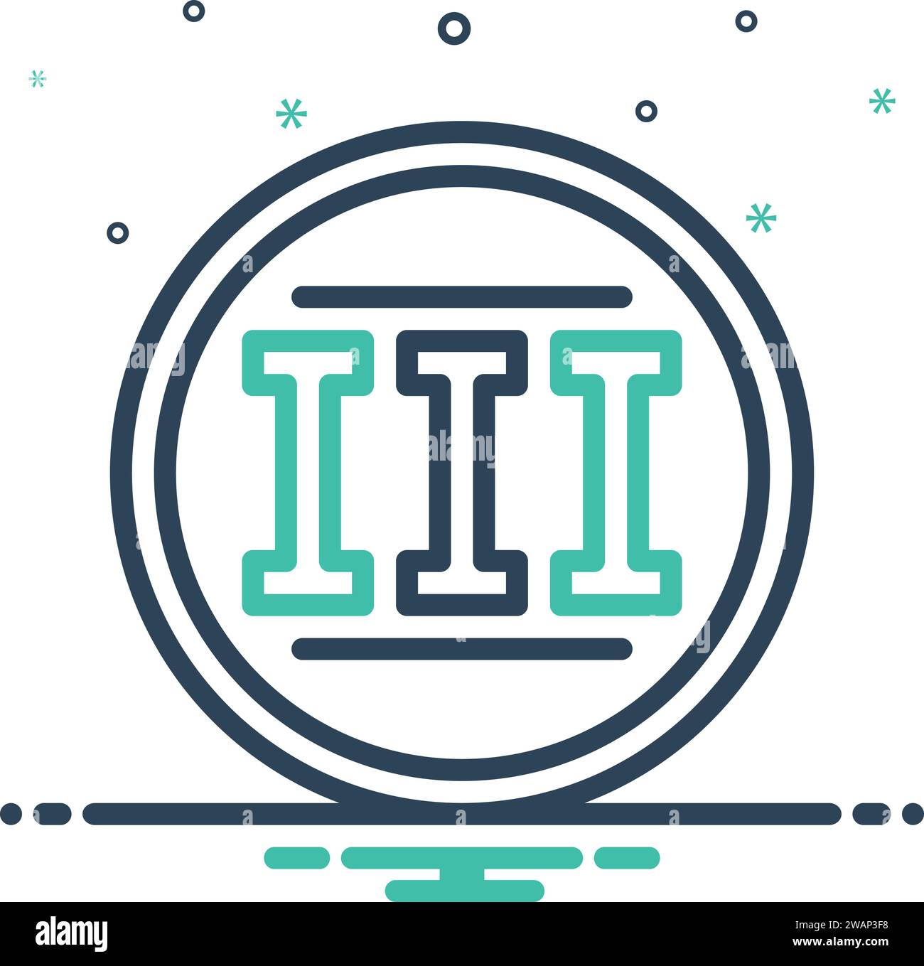 Letter iii Stock Vector Images - Alamy