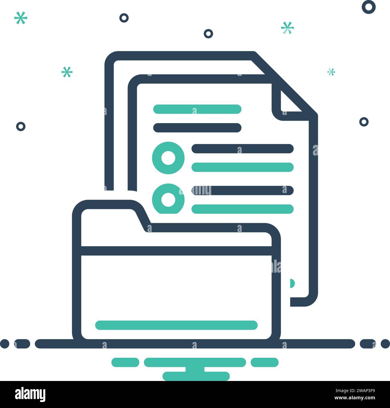 Icon for files,folder Stock Vector Image & Art - Alamy