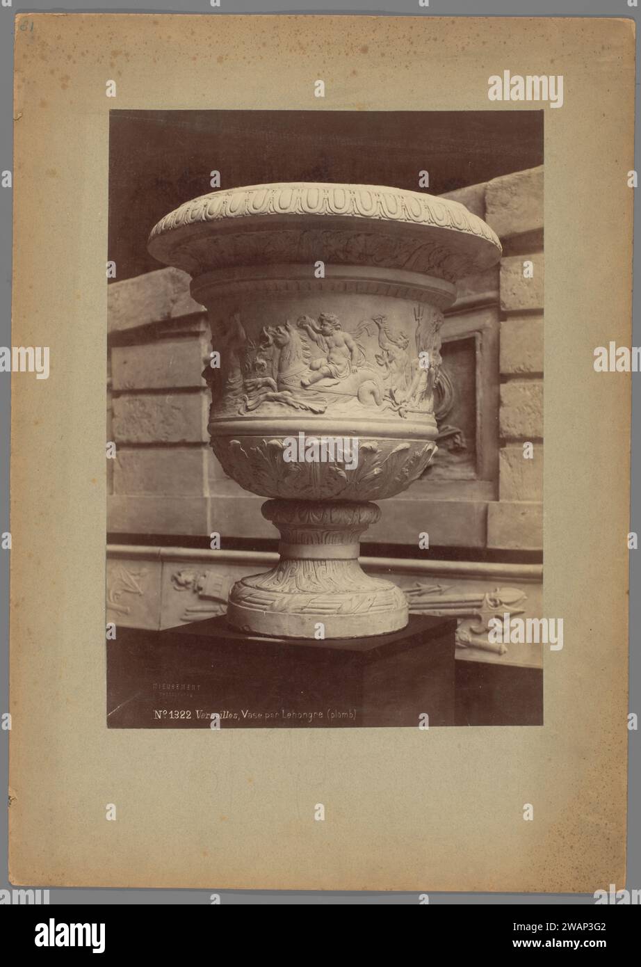 Vase with mythological performance, Séraphin -Médéric Mieusement, 1850 ...