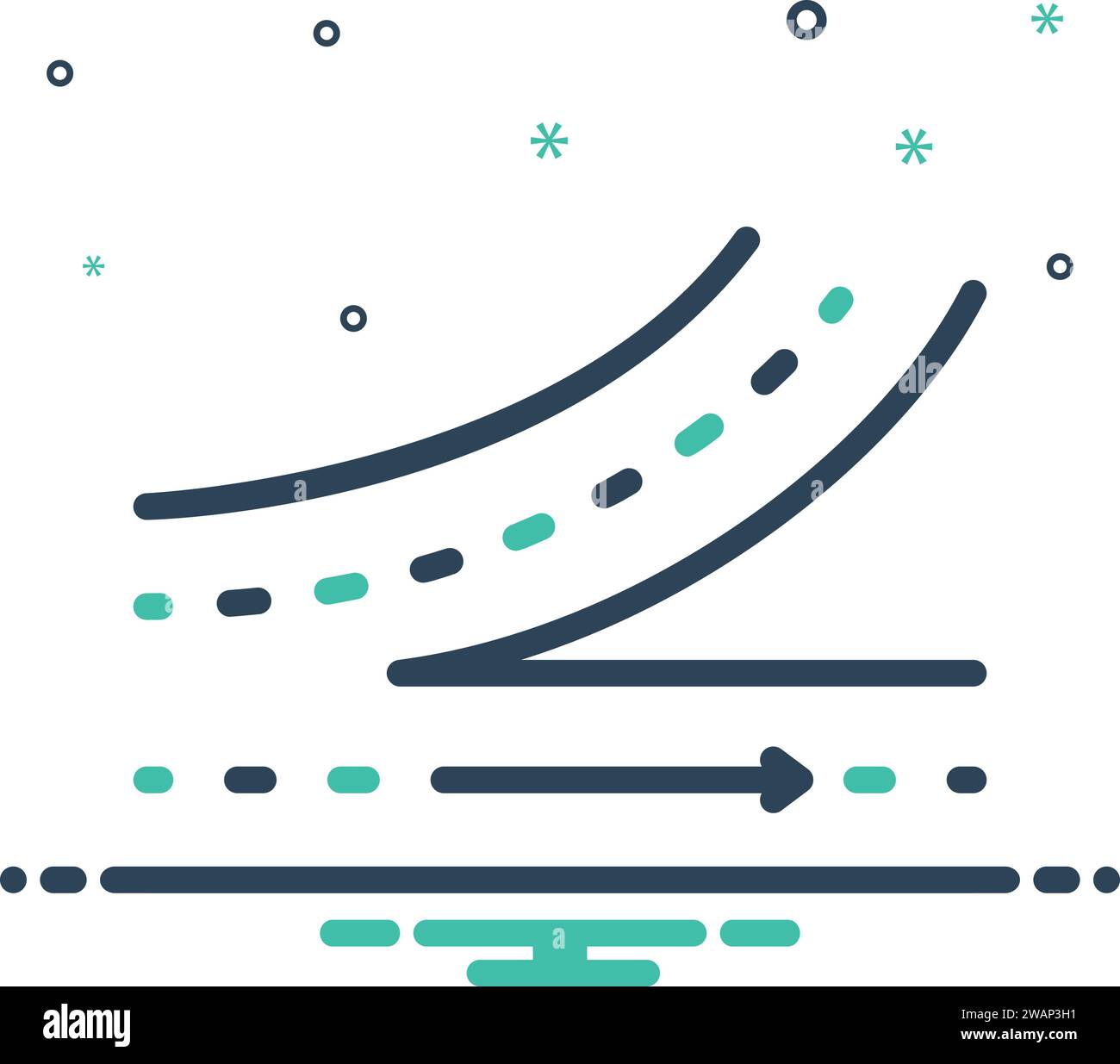 Icon for easy,path Stock Vector Image & Art - Alamy