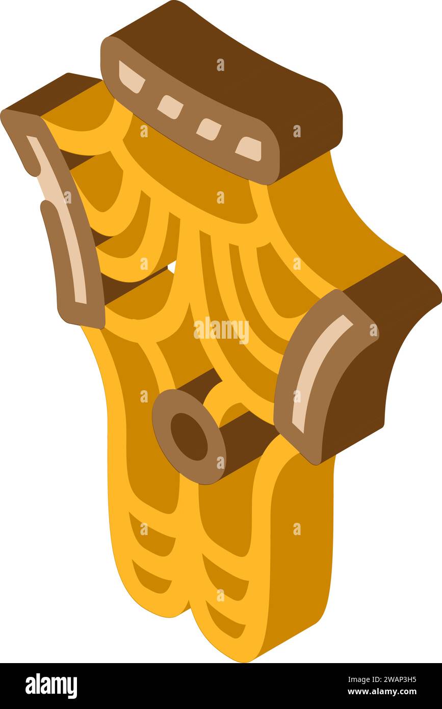 body chain jewelry isometric icon vector illustration Stock Vector ...