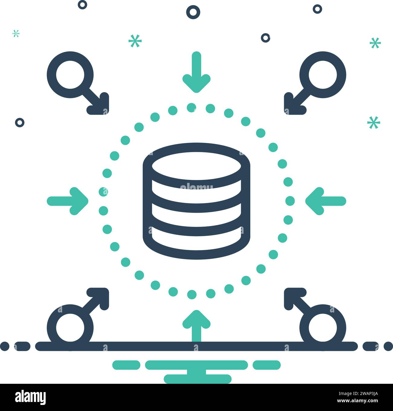 Icon for aggregate,entire Stock Vector Image & Art - Alamy