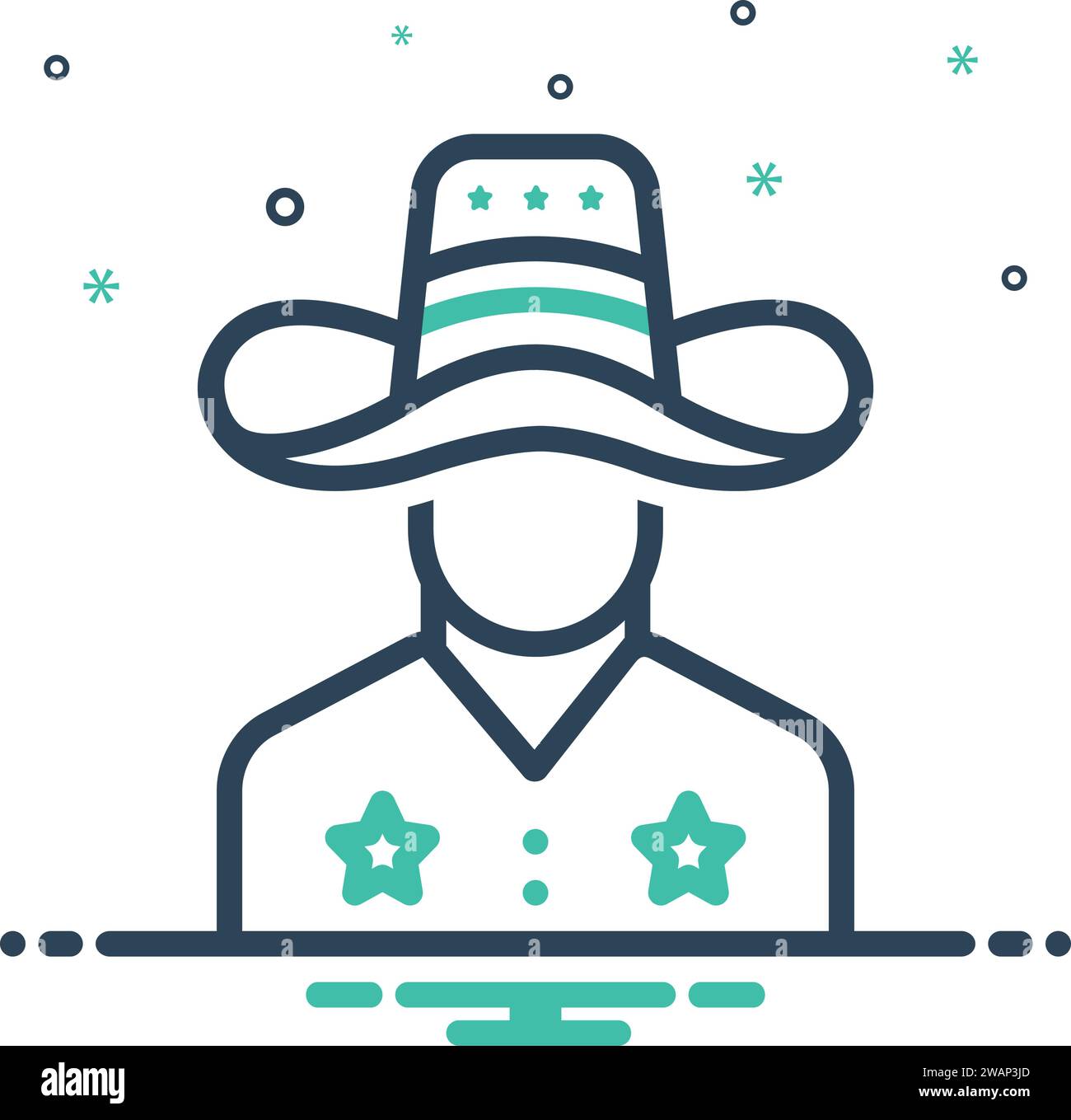 Icon for western,englishman Stock Vector Image & Art - Alamy