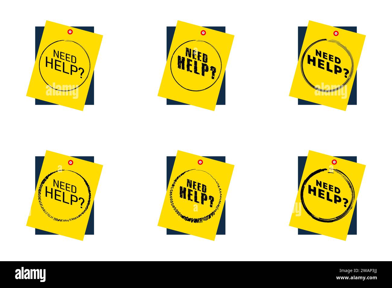 Need help text poster vector Stock Vector Image & Art - Alamy