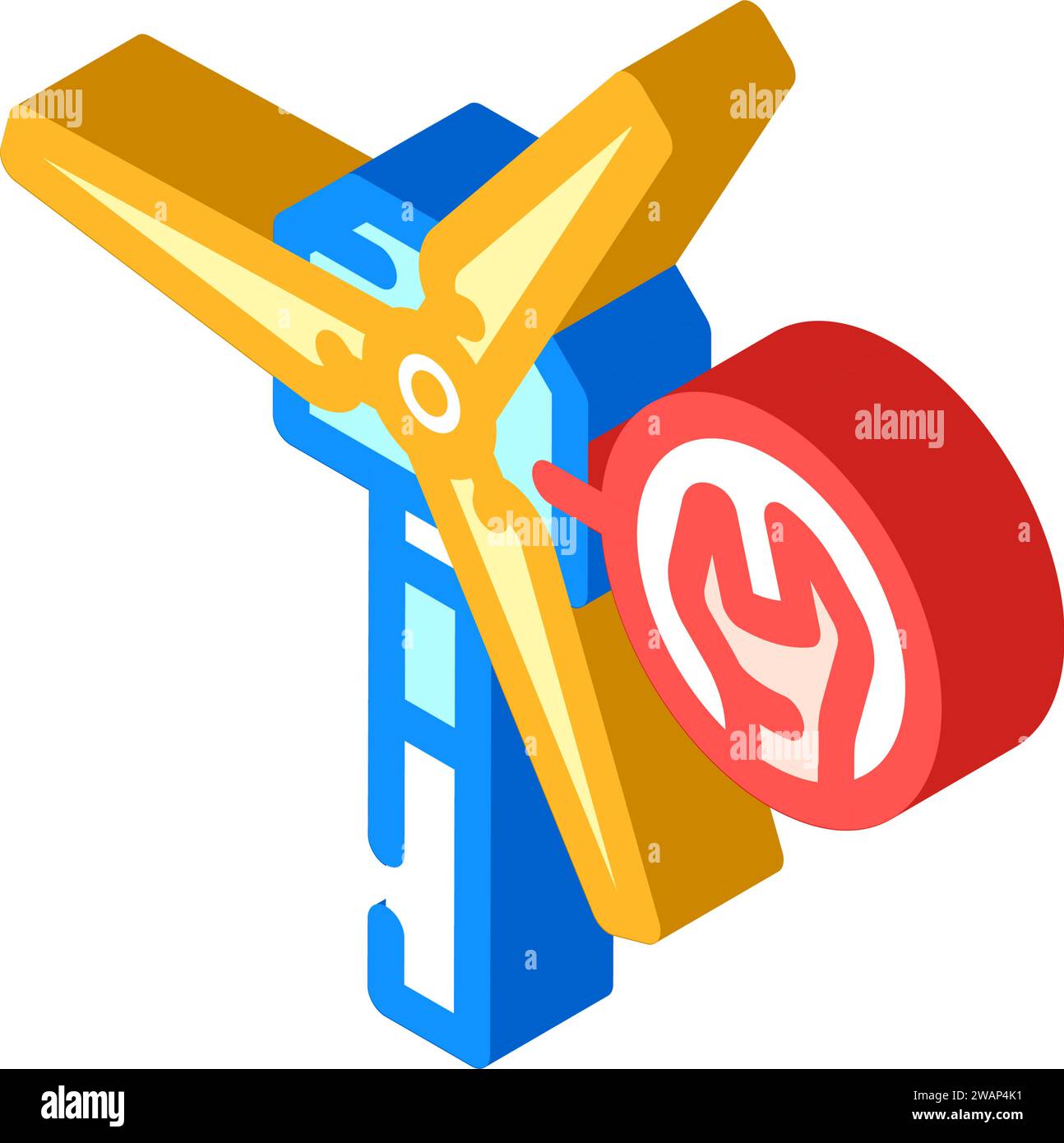 Isometric electricity energy maintenance hi-res stock photography and ...