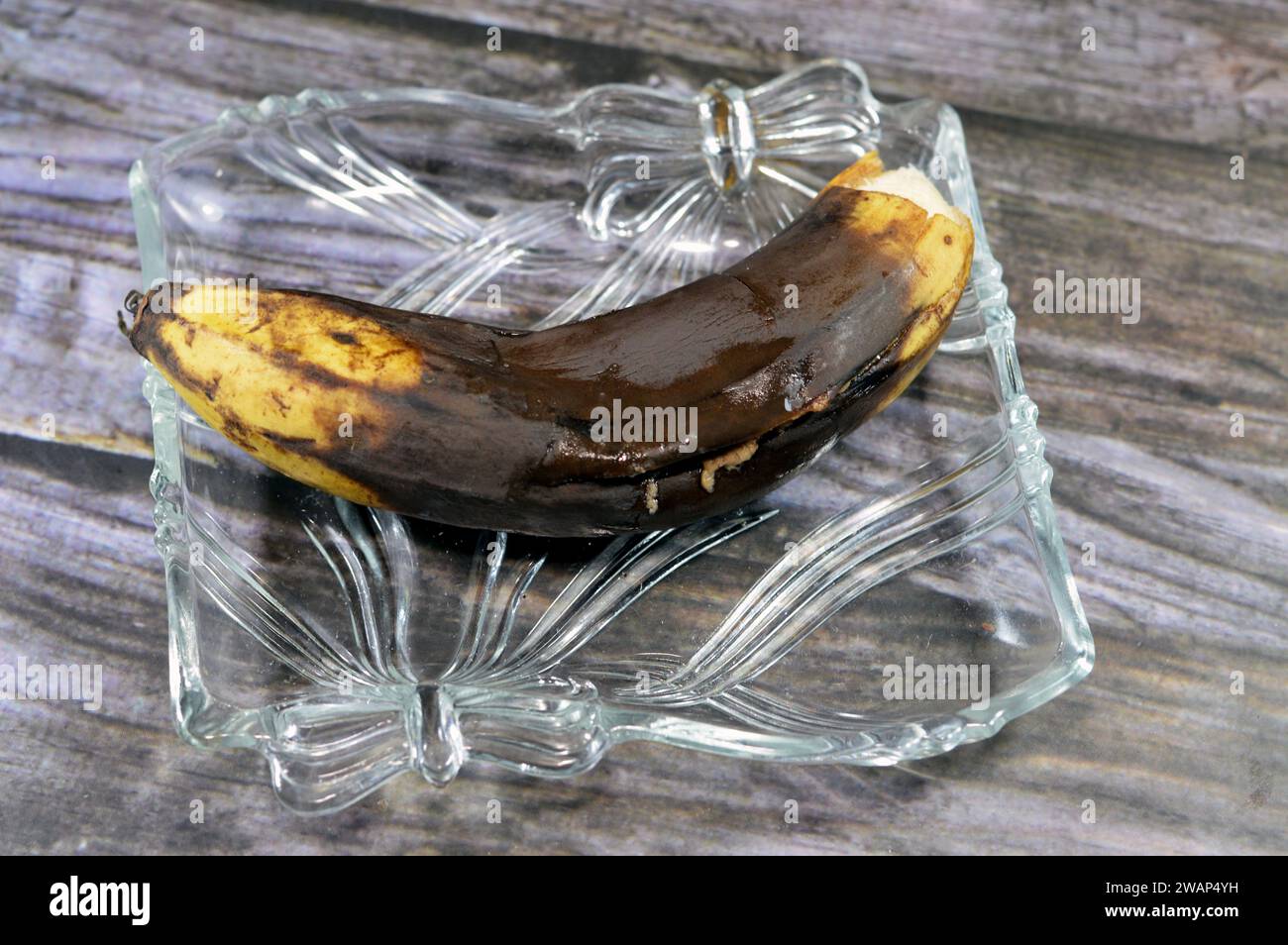 Banana with mold, mould is one of the structures that certain fungi can ...