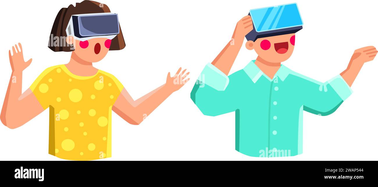 glasses vr virtual reality kid vector Stock Vector Image & Art - Alamy glasses vr virtual reality kid vector Stock Vector Image & Art - Alamy