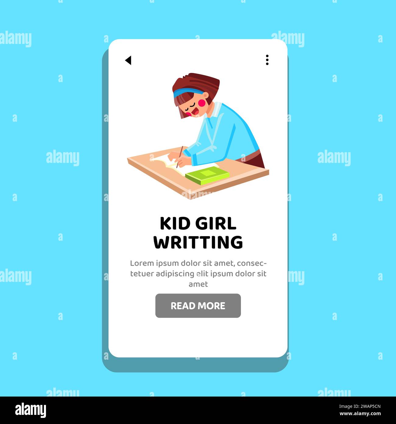 Children letter writing note book hi-res stock photography and images ...