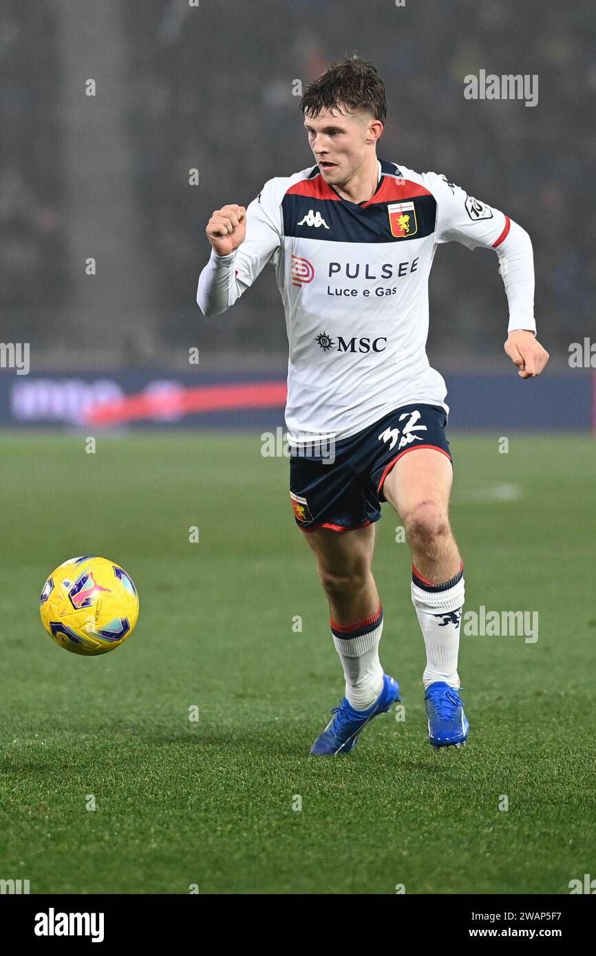 Bologna, Italy. 05th Jan, 2024. Morten Frendrup (GenoaCFC) in action ...