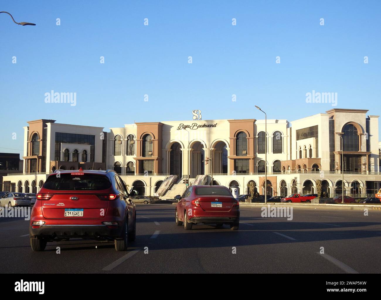 Cairo, Egypt, December 15 2023: Saja Boulevard Mall in New Cairo city ...