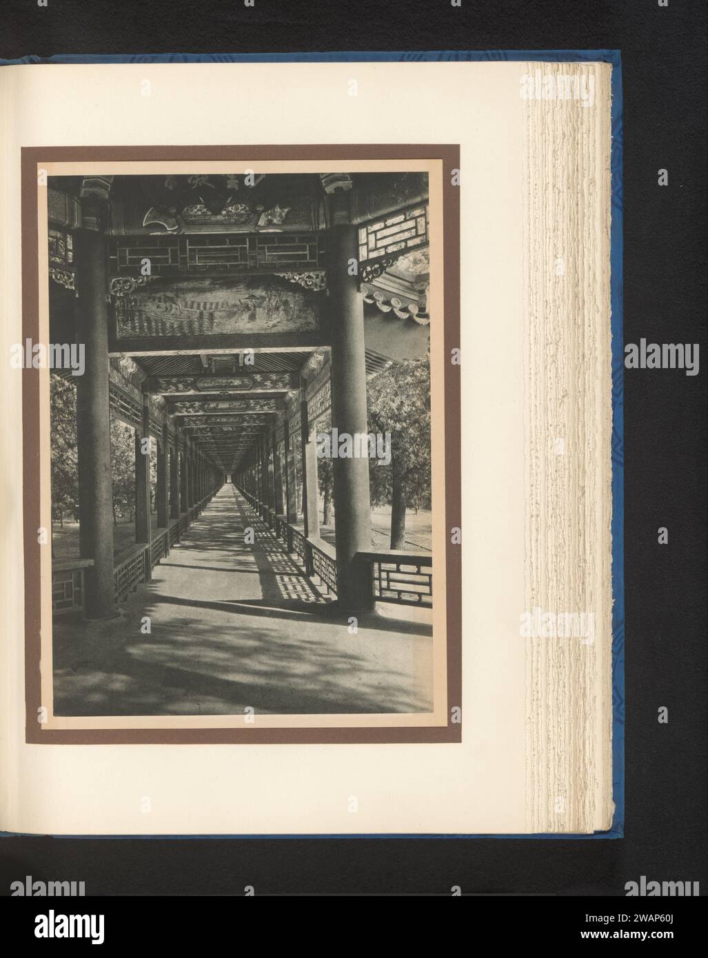 Gallery at the Summer Palace in Beijing, Donald Mennie, c. 1915 - In or ...