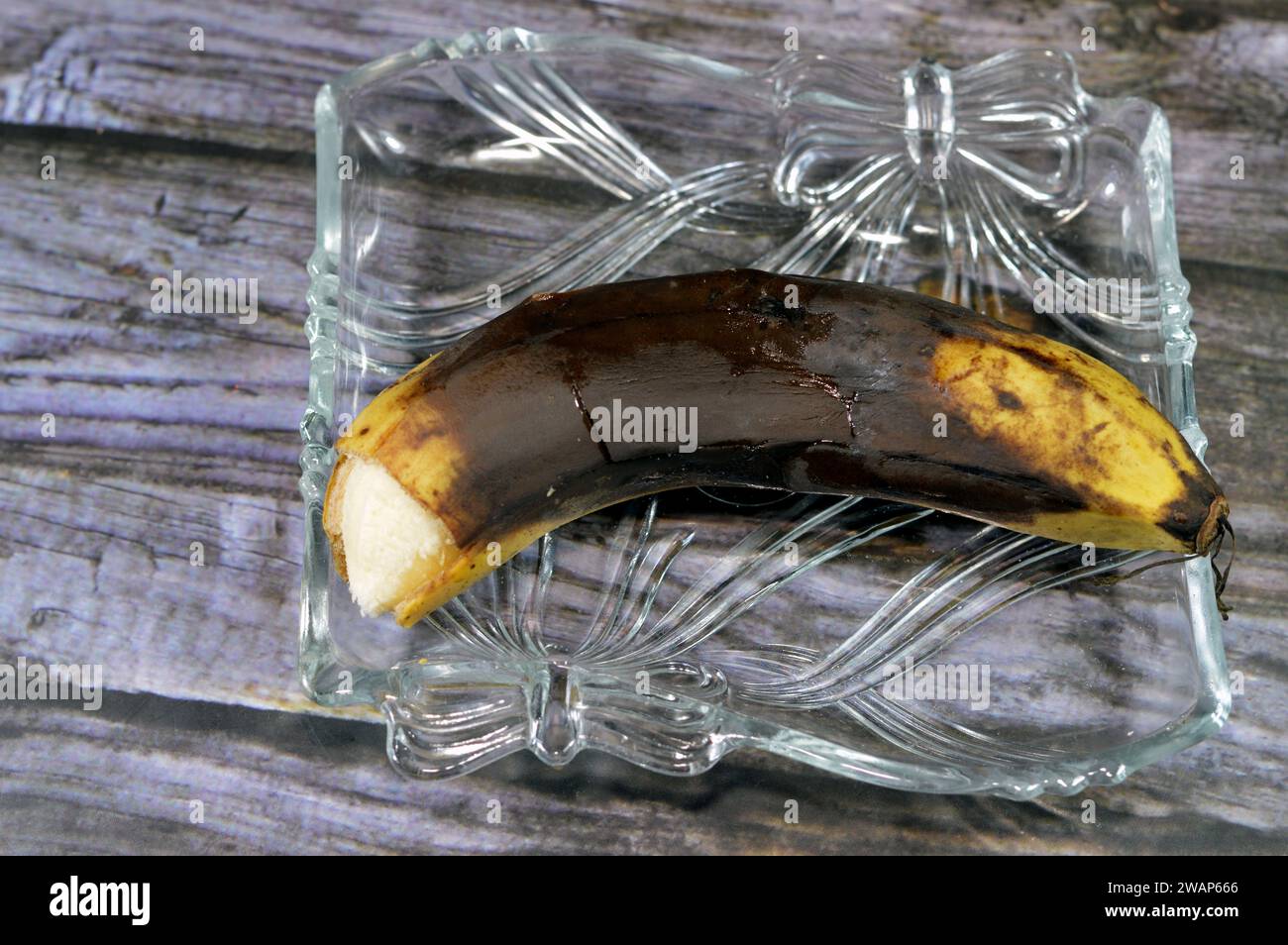 Banana with mold, mould is one of the structures that certain fungi can ...