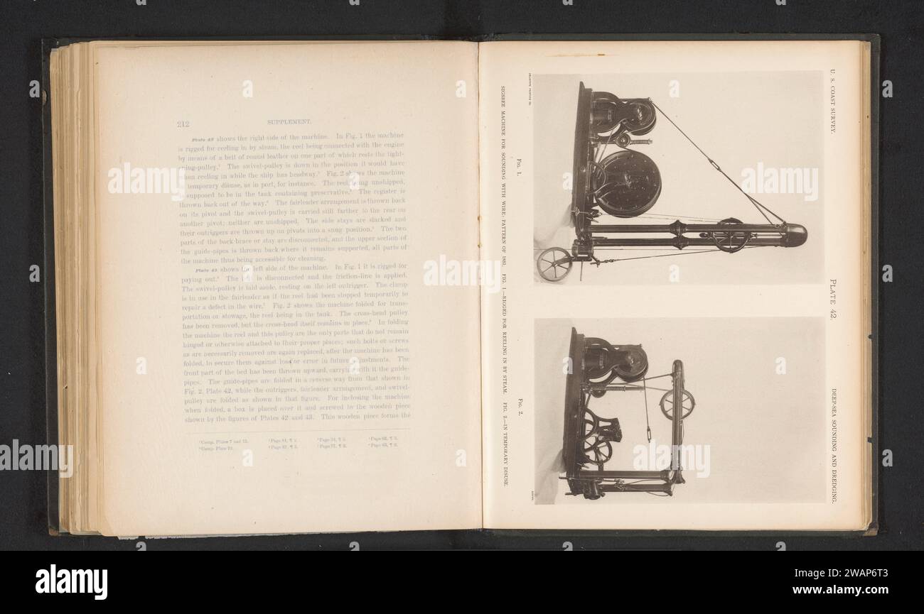 Sigsbee-sondeermachine, c. 1870 - in or before 1880 photomechanical ...