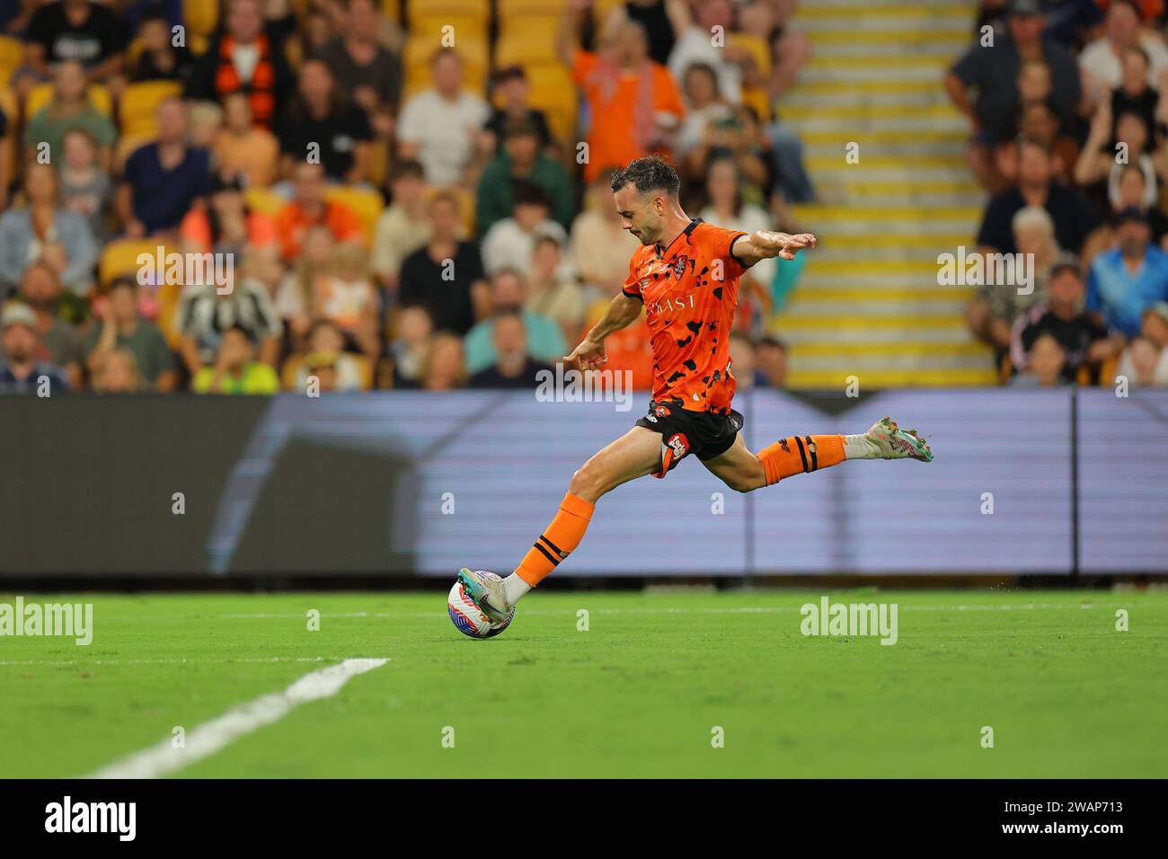 Brisbane, Australia. 6th Jan 2024. Nikola Mileusnic (10 Brisbane ...