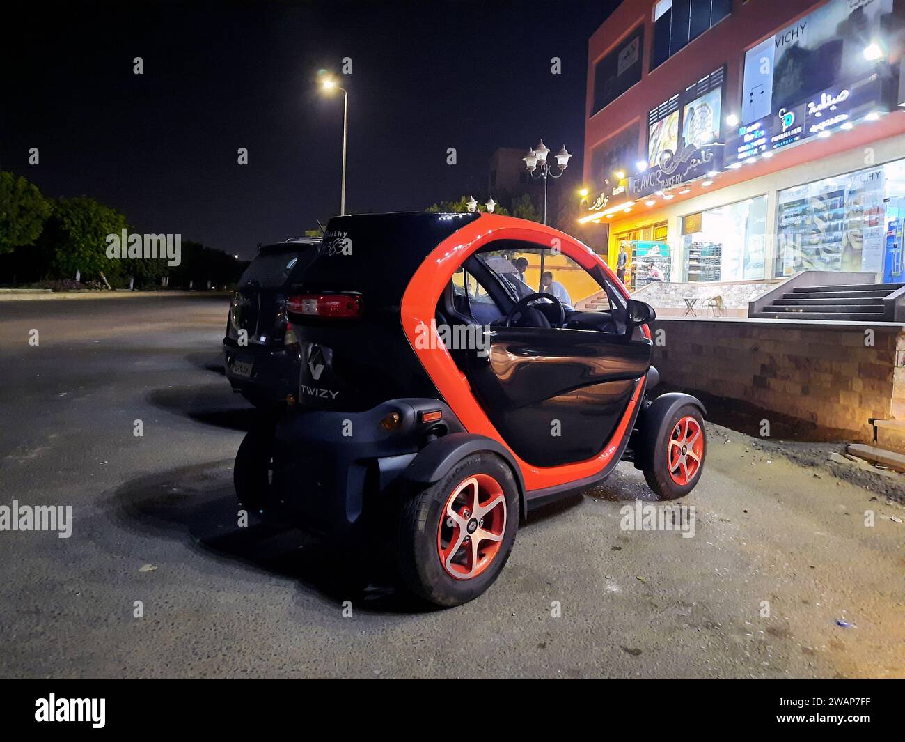 Cairo, Egypt, October 12 2023: The Renault Twizy, a two-seat electric ...