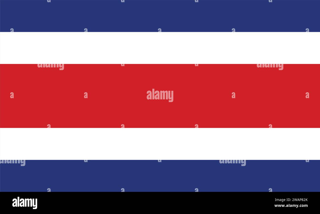 High Detailed Flag Of Costa Rica National Costa Rica Flag North