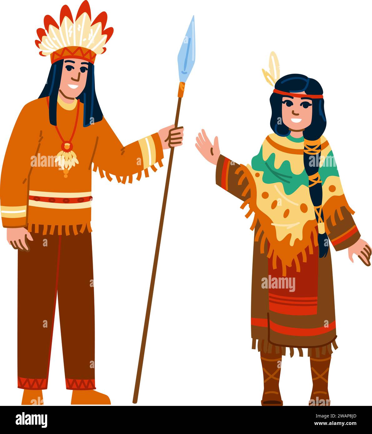 happy indian american people vector Stock Vector Image & Art - Alamy