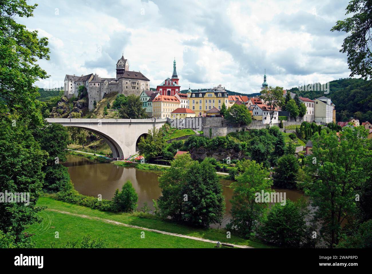 Castle, Loket, district, Sokolov, region, Karlovarsky kraj, Czech ...