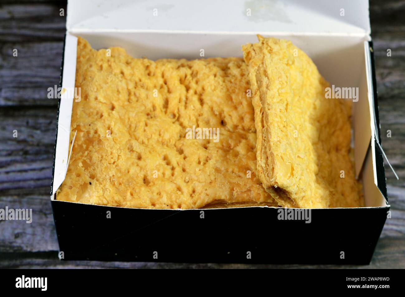 mille-feuille, millefeuille, Napoleon, vanilla and custard slice, a ...