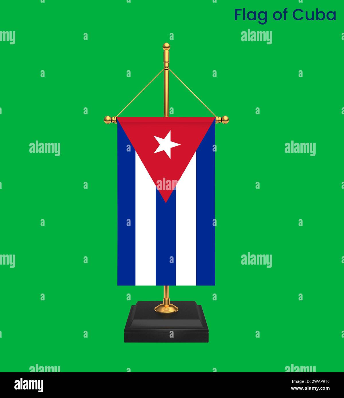 Official cuban flag hi-res stock photography and images - Alamy