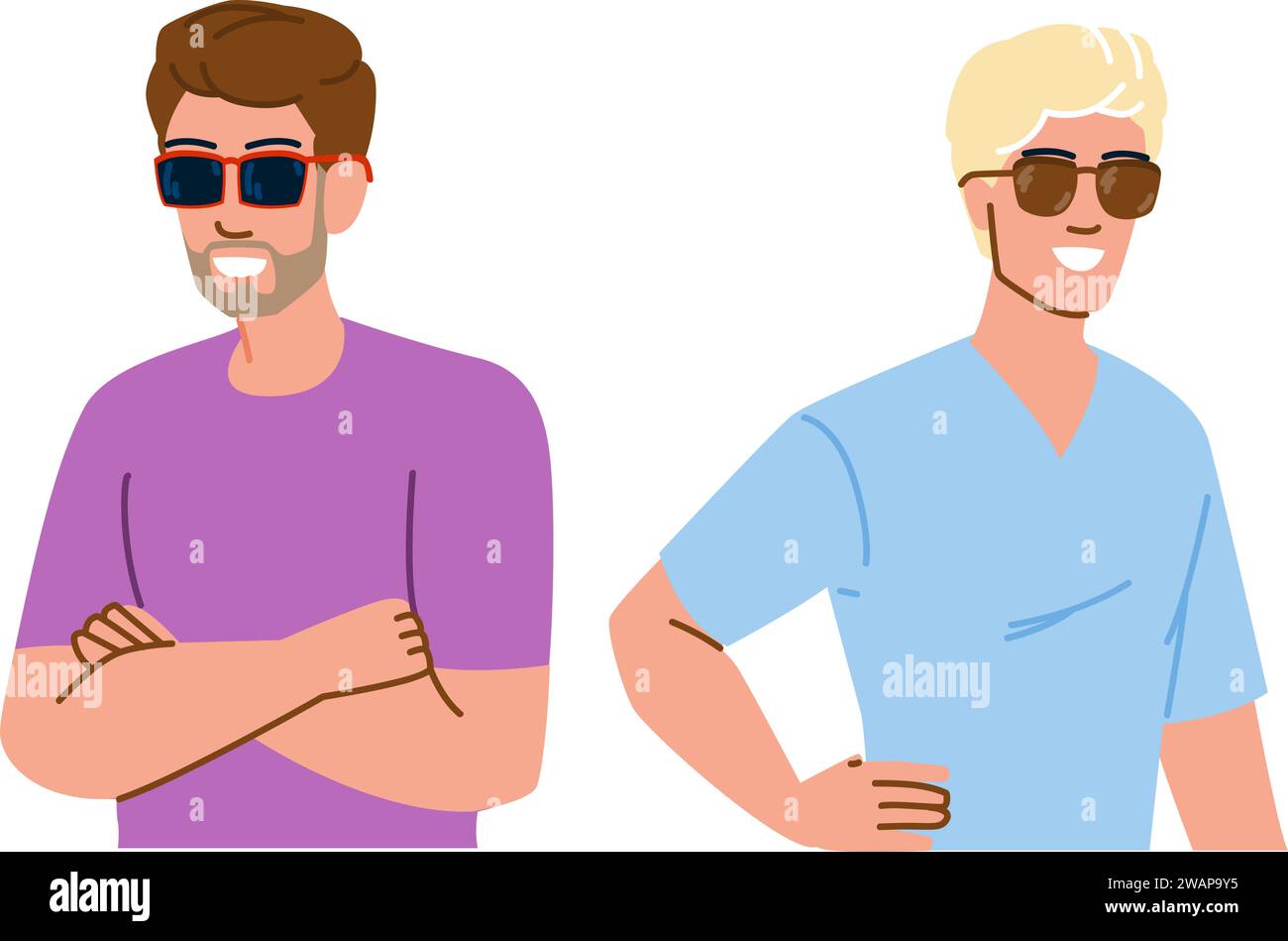 casual sunglasses man vector Stock Vector Image & Art - Alamy