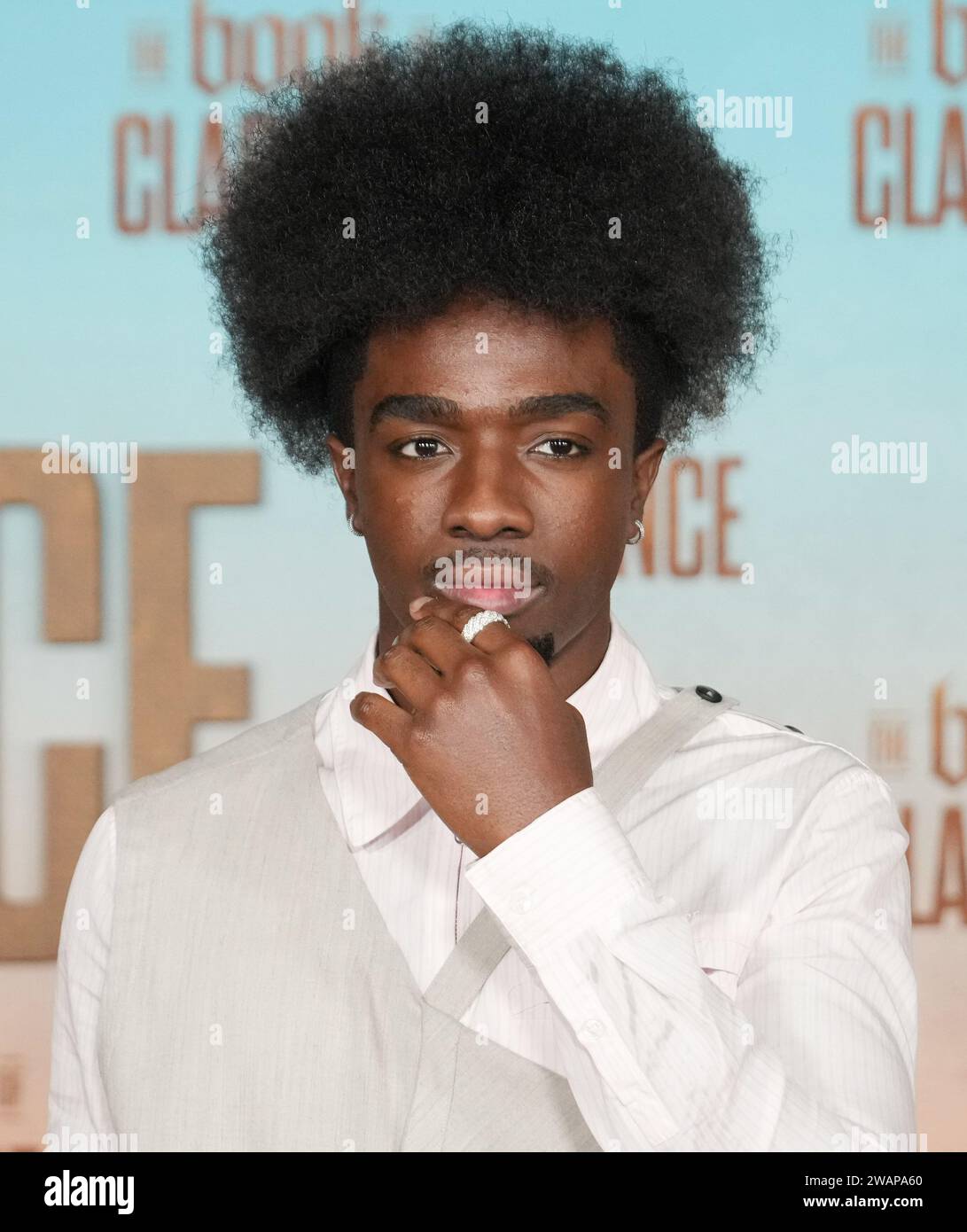 Los Angeles, USA. 09th Nov, 2022. Caleb McLaughlin arrives at the Sony ...