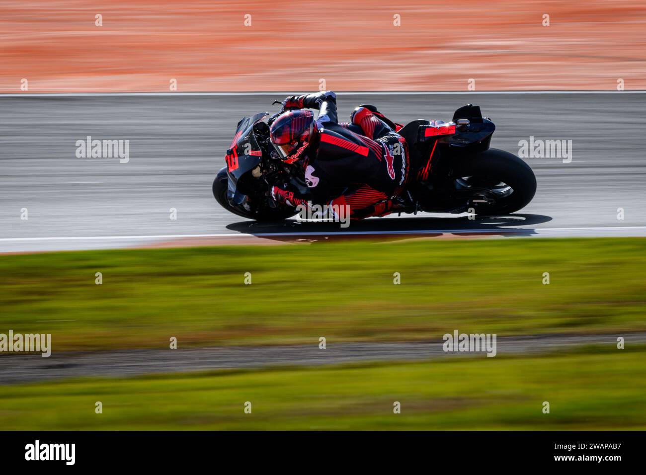 Spanish MotoGP rider Marc Marquez training for the first time on the ...