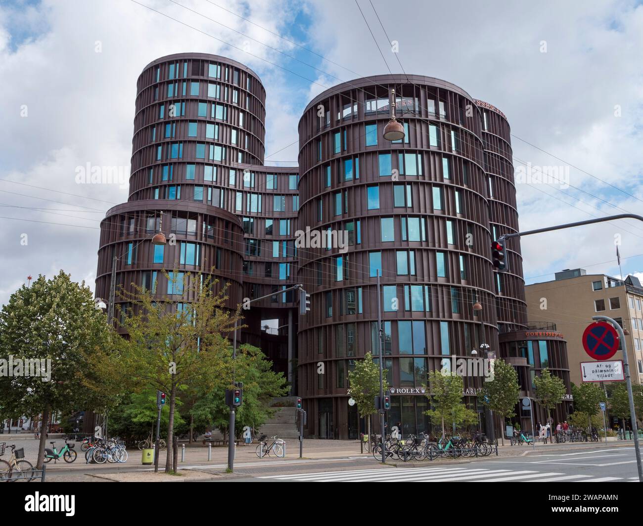 The Axel Towers office block, a mixed-use office building in Copenhagen ...