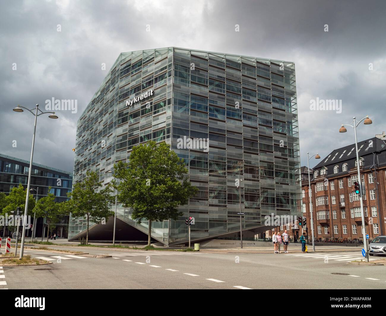 The headquarters of Nykredit, one of Denmark's leading mortgage banks ...