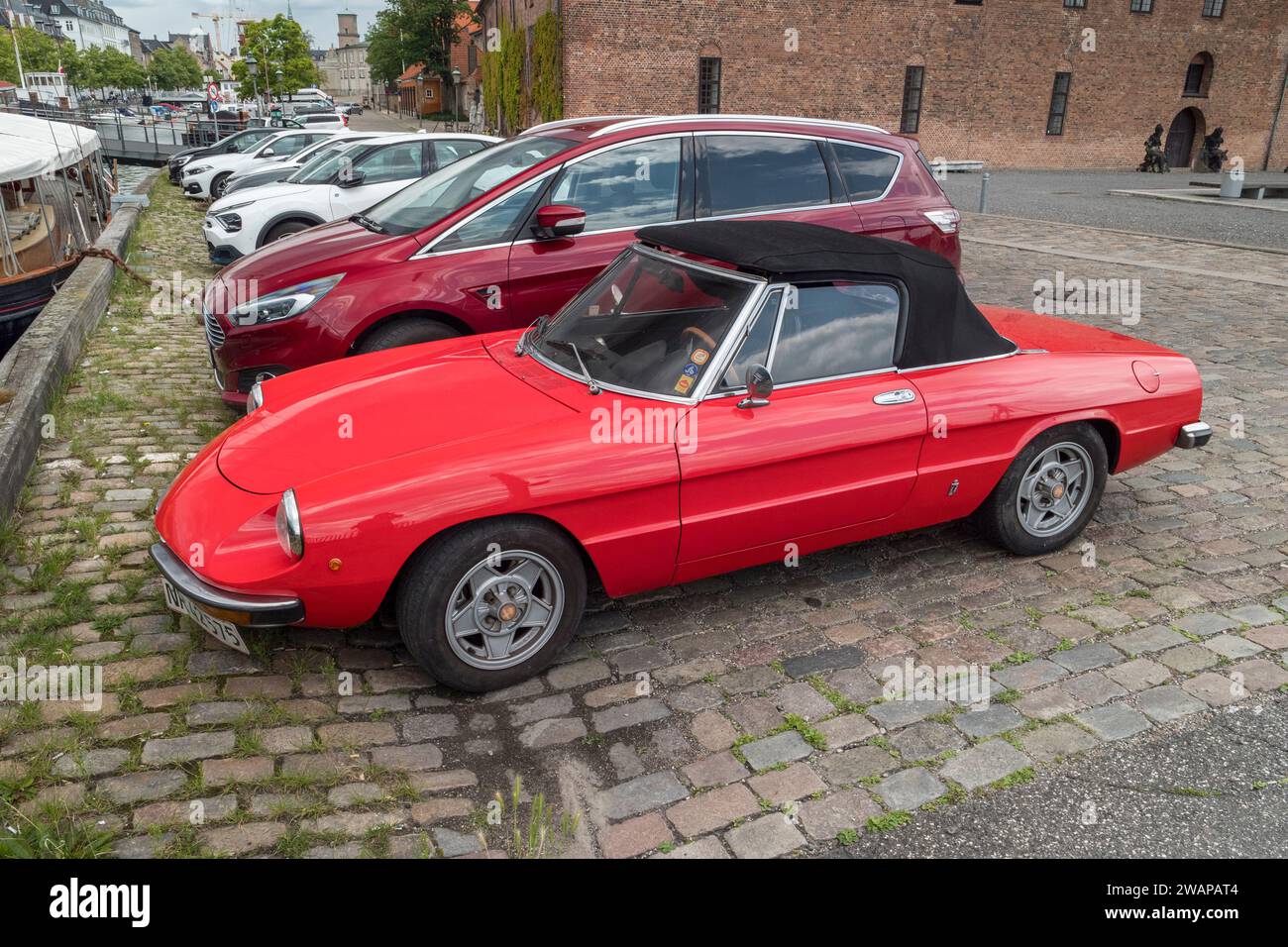 A beautiful Alfa Romeo 2000 sports car (1974) in Copenhagen, Denmark ...
