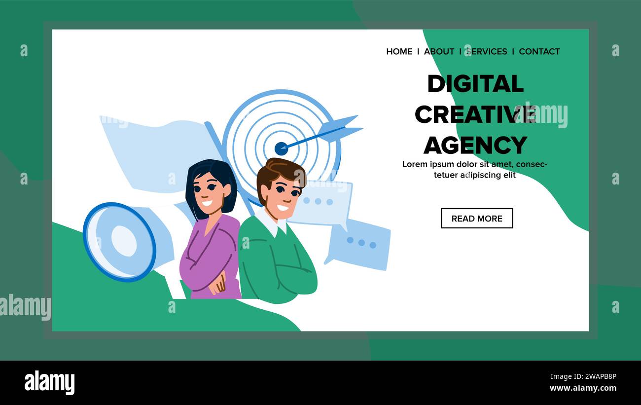 ux digital creative agency vector Stock Vector Image & Art - Alamy