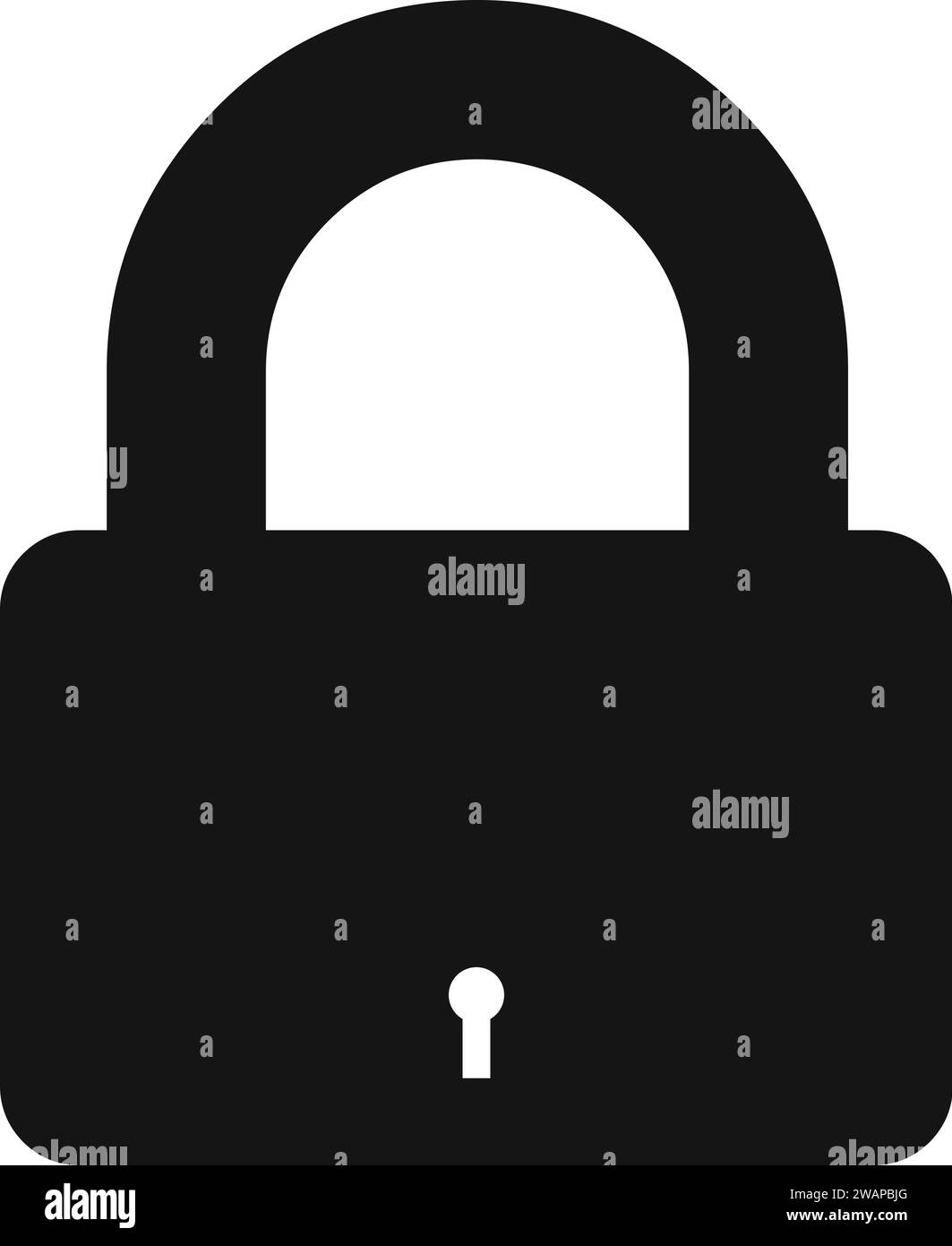 padlock icon | Lock icon in vector Stock Vector Image & Art - Alamy