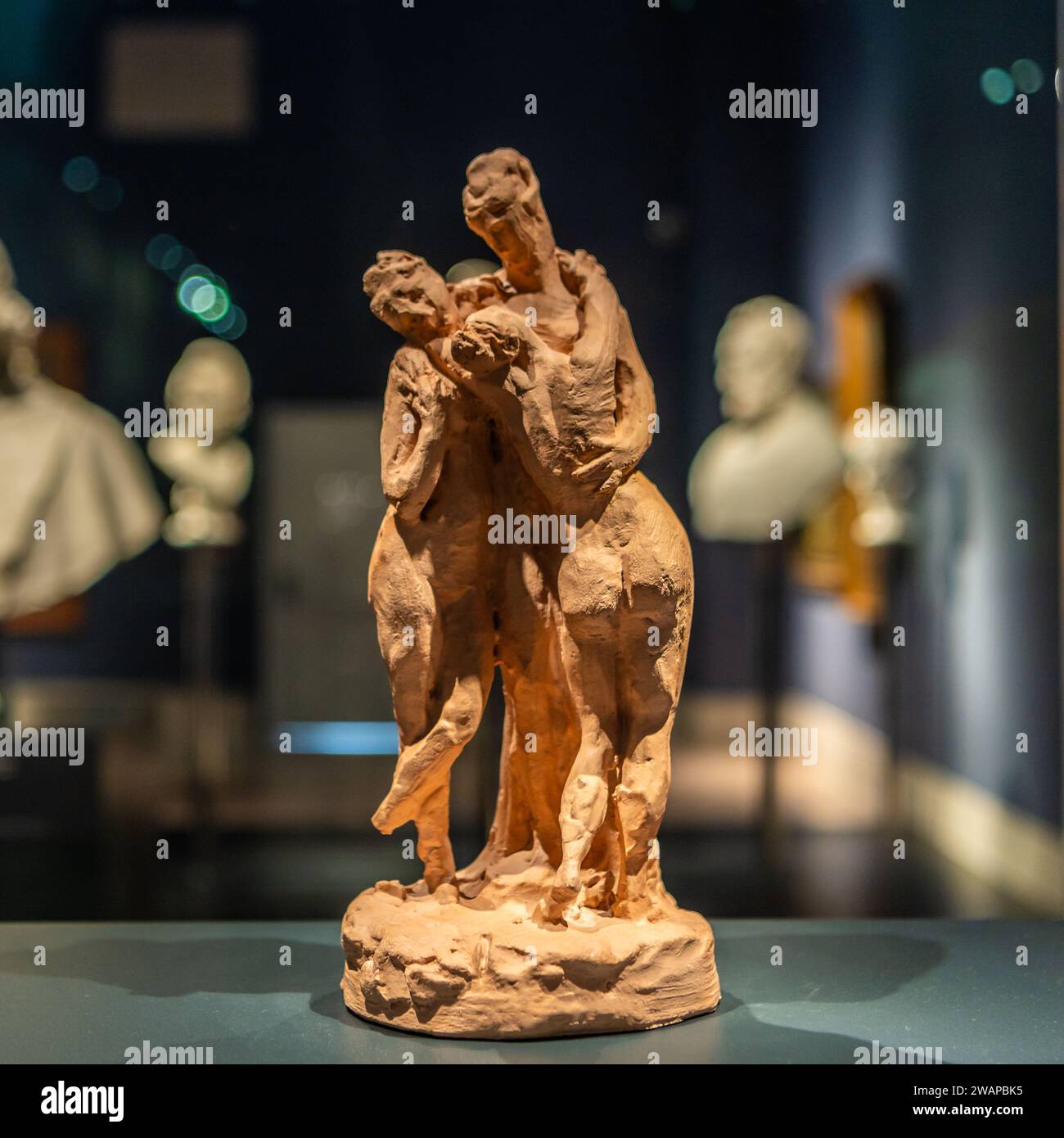 Terracotta sculpture: the graces (1812) by sculptor Antonio Canova ...