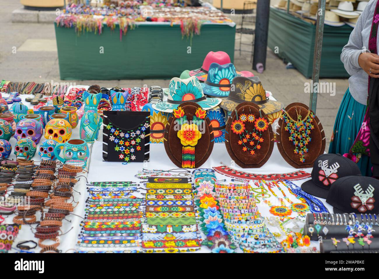 Accessories made with multicolored chaquira. Mexican handicrafts made ...