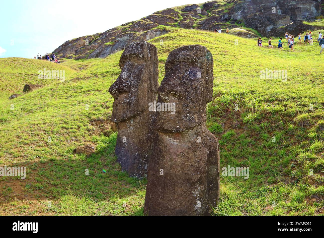 Unfinished moai statue hi-res stock photography and images - Alamy