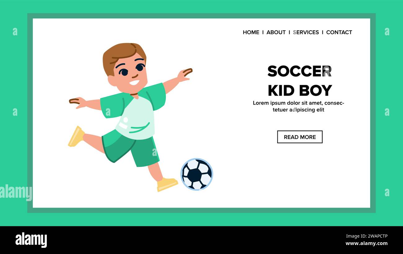 game soccer kid boy vector Stock Vector Image & Art - Alamy