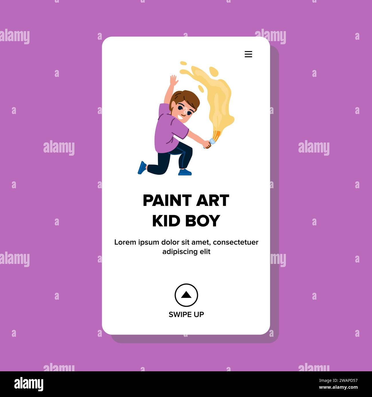 Boy graffiti school Stock Vector Images - Alamy