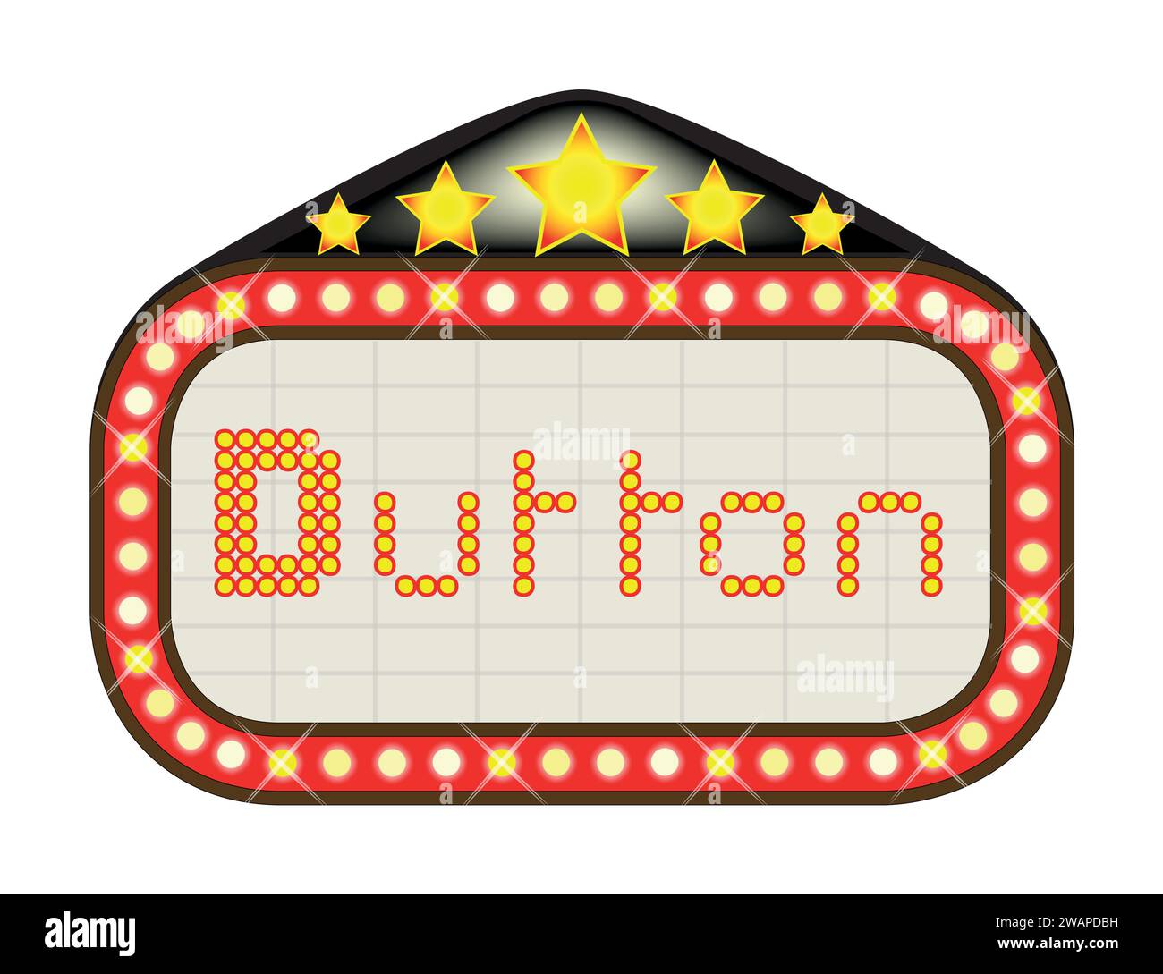 A Name movie theatre or theatre marquee with the name Dutton Stock ...