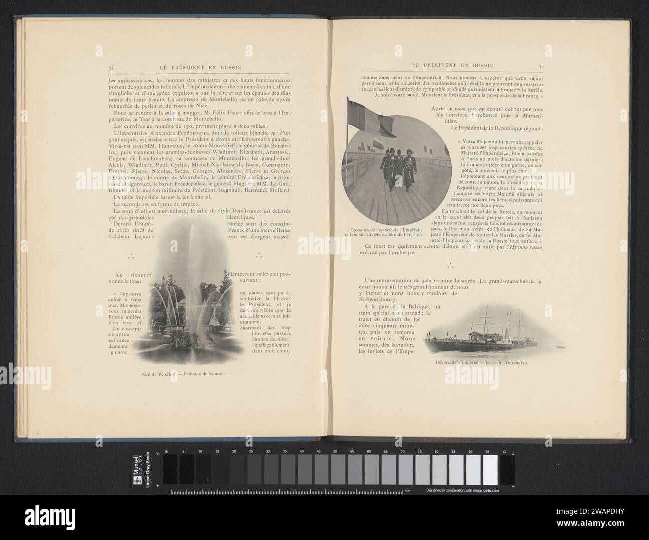 Fontein van Simson in the park of Peterhof's palace complex, Anonymous ...