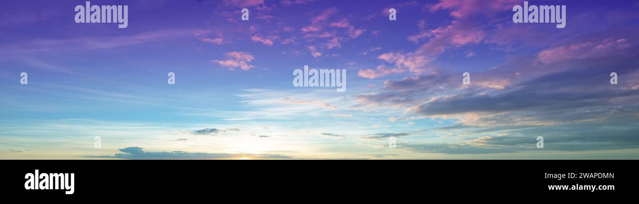 Colorful cloudy sky at sunset. Gradient color. Sky texture. Abstract ...